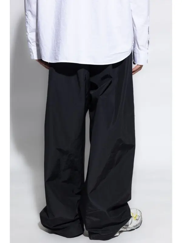 Balenciaga Wide Leg Trousers - Black