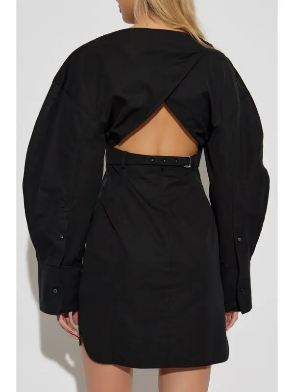 Jacquemus La Robe Chemise Casaco Dress - Black