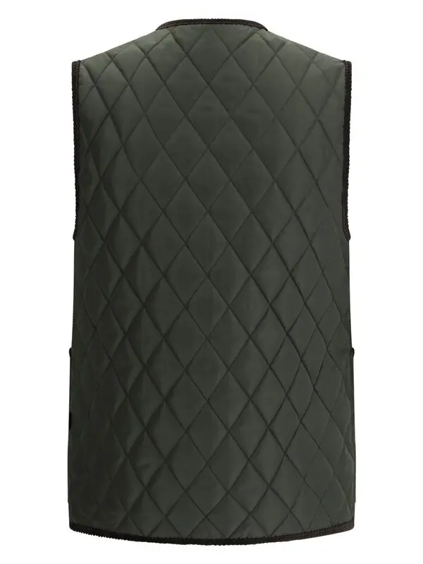Burberry Quilted Vest - Green