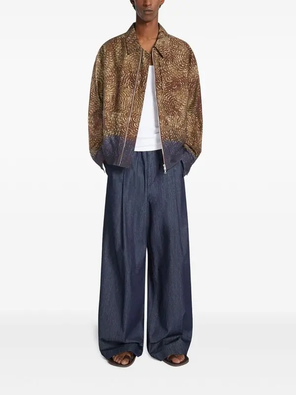 Dries Van Noten Printed Bomber Jacket