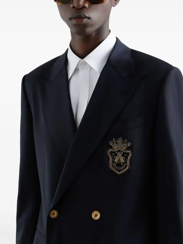 Dolce & Gabbana Blazer With Logo Application