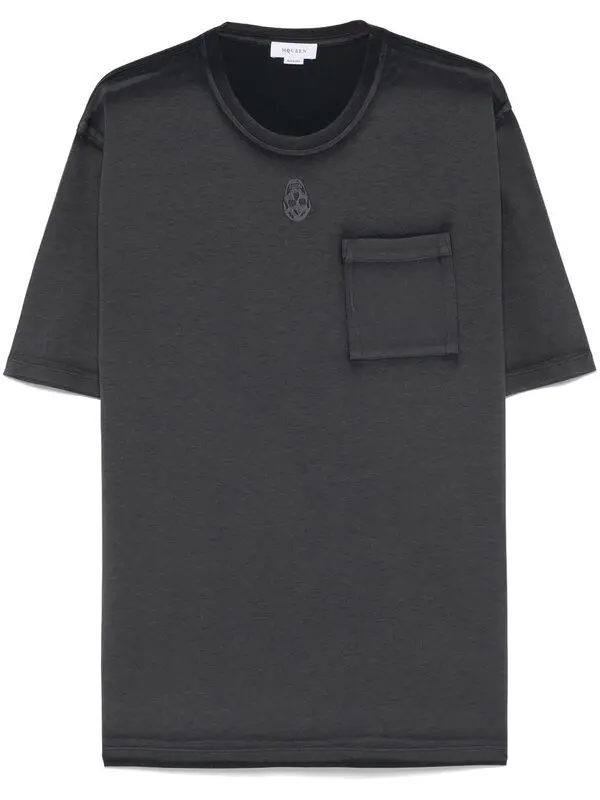 Alexander McQueen Short Sleeve T-shirt - Black