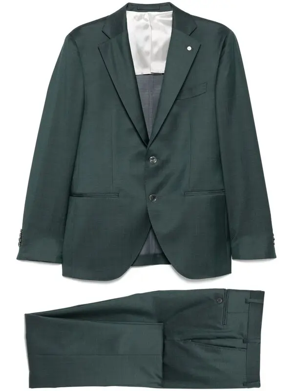 LUIGI BIANCHI Double-breasted Wool Suit