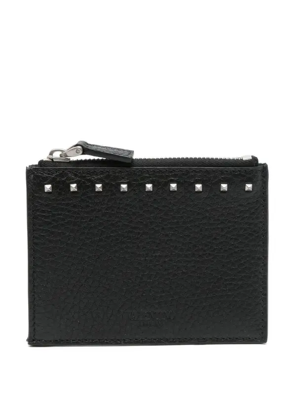 Valentino Garavani Wallet With Rockstud Detail - Black