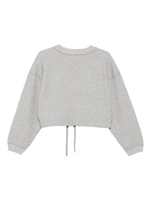MARANT ETOILE Margo Logo Crewneck Sweatshirt - Grey