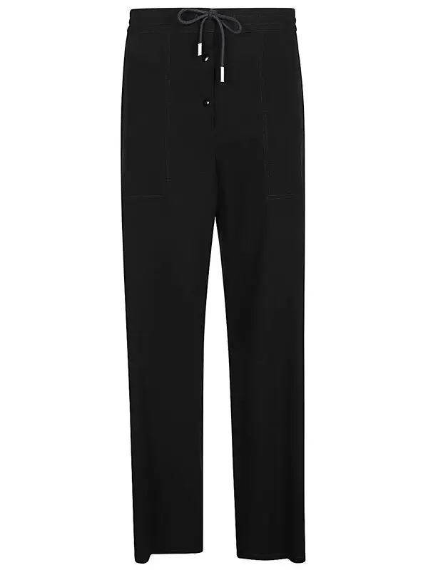 THE ROW Drawstring Wool Trousers