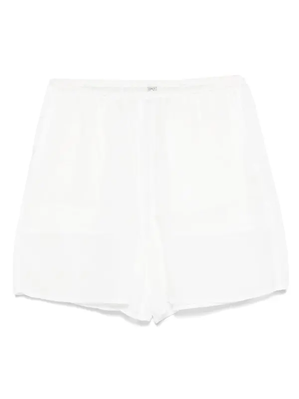 TOTEME Summer Shorts - White
