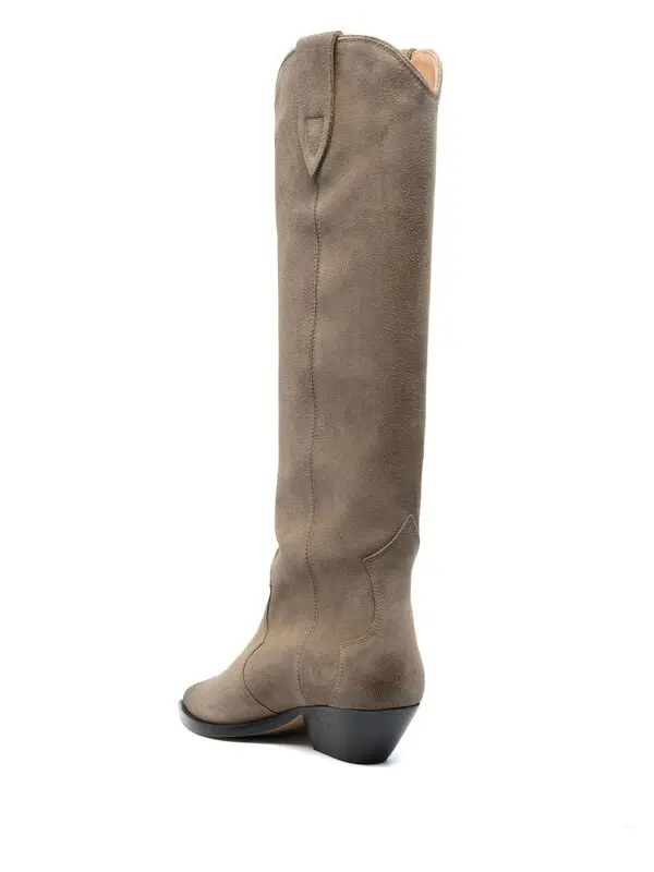 Isabel Marant Étoile Denvee Leather Boots - Grey