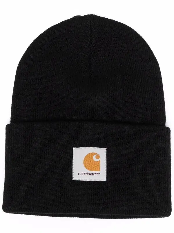 Carhartt Work In Progress Logo Beanie - Black