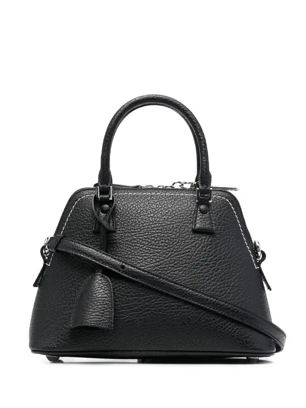 MAISON MARGIELA 5ac Mini Leather Handbag - Black