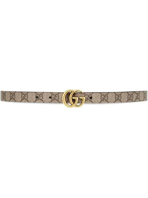 Gucci Gg Marmont Reversible Belt - Black