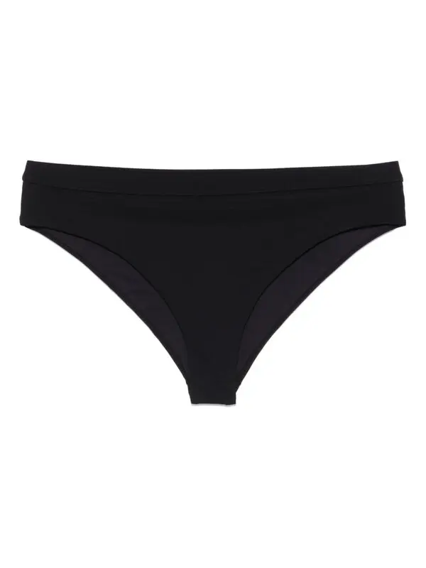 JIL SANDER Logo Bikini Bottom - Black