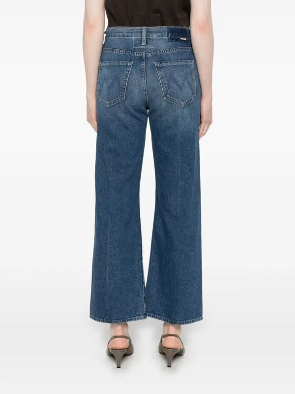 MOTHER The Dodger Ankle Denim Jeans - Blue
