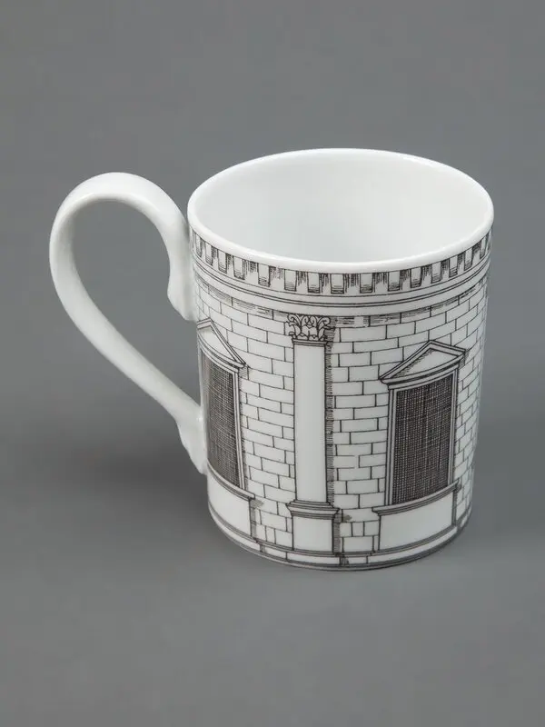 FORNASETTI Mug Architettura - White