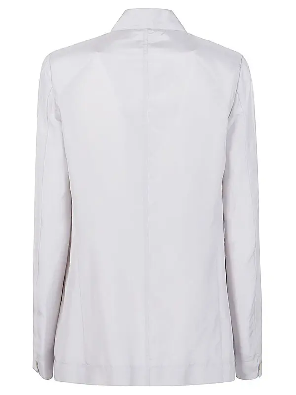 PIERRE-LOUIS MASCIA Silk Single-breasted Jacket - Grey