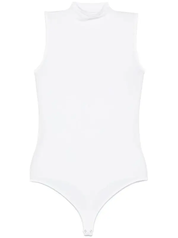 Wolford High-neck Sleeveless Bodysuit - White
