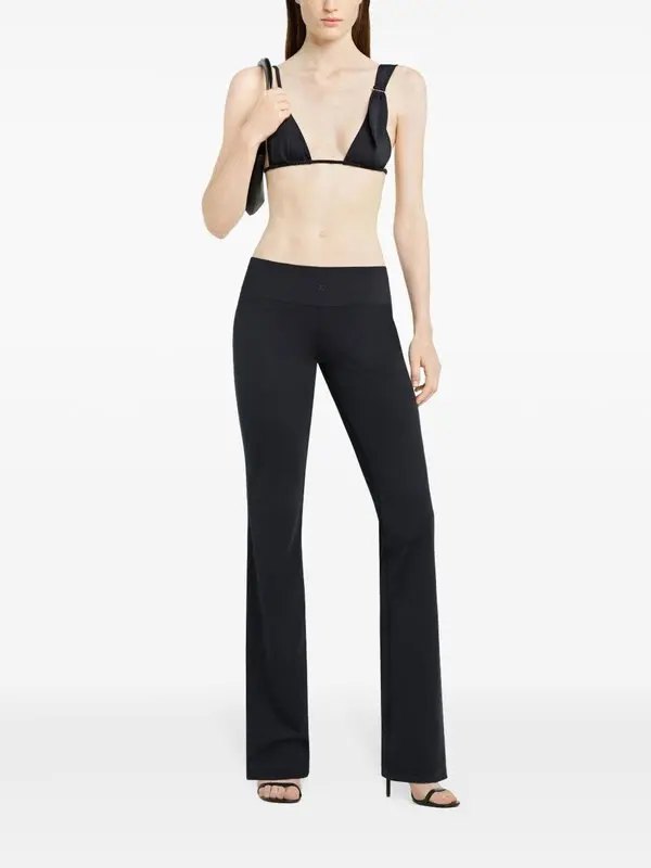 COURREGES Nylon Scuba Trousers - Black