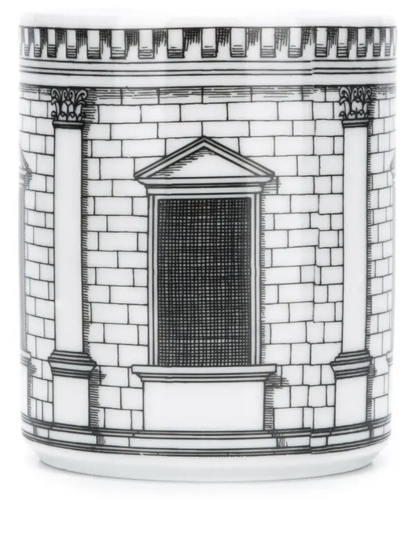 FORNASETTI Pencil Holder Architettuta - White
