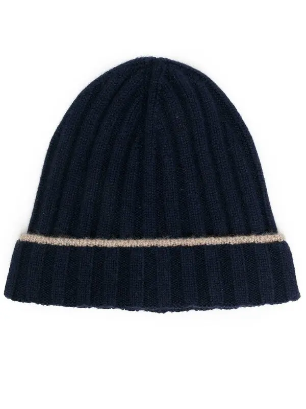 Brunello Cucinelli Cashmere Beanie - Blue