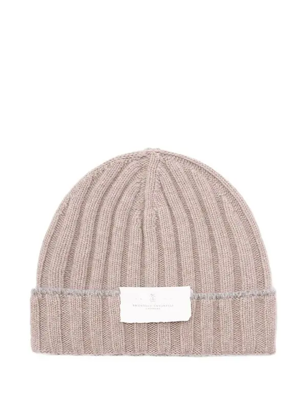 Brunello Cucinelli Cashmere Beanie - Brown