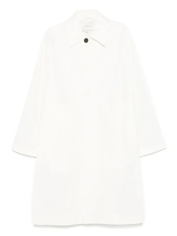 Studio Nicholson Nylon And Cotton-blend Coat - White