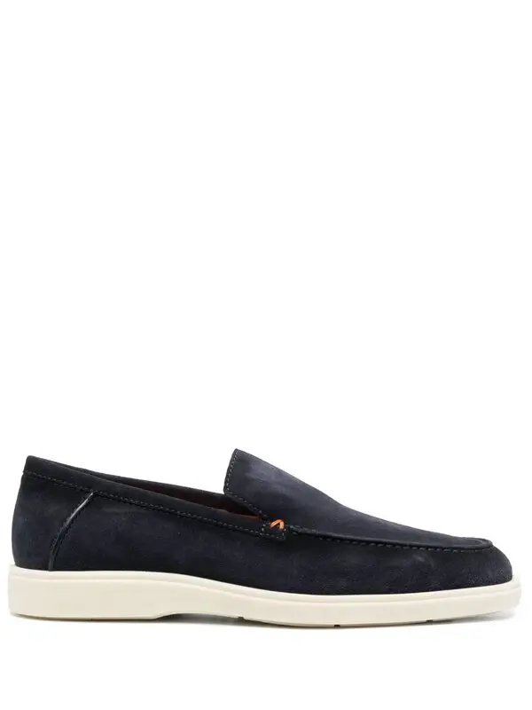 Santoni Botanist Moccasin - Blue