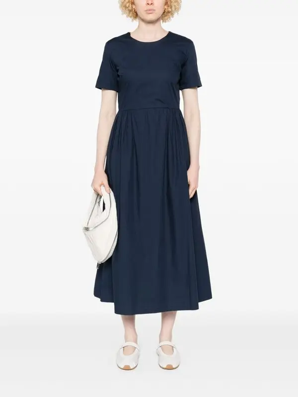 Add Poplin Midi Dress - Blue