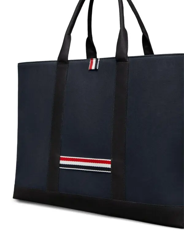 Thom Browne Tool Medium Leather Tote - Blue