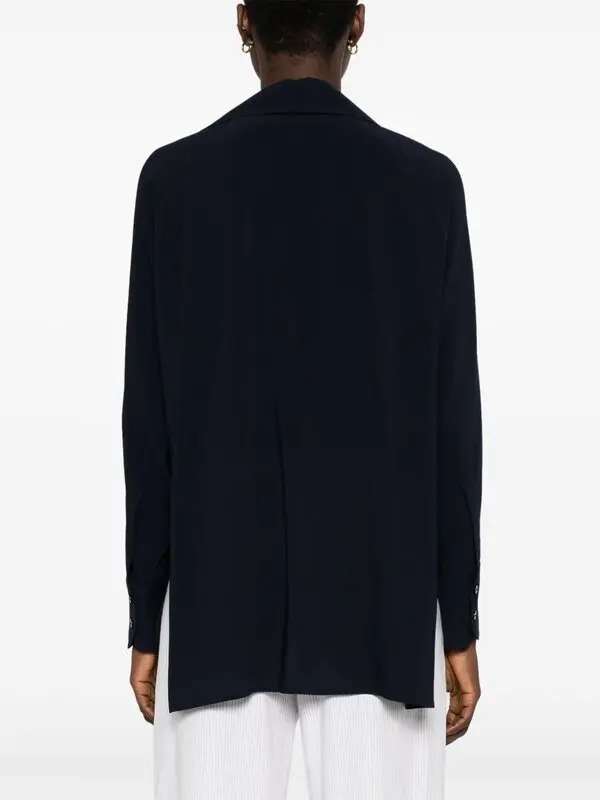 Alberto Biani Georgette Blouse - Blue
