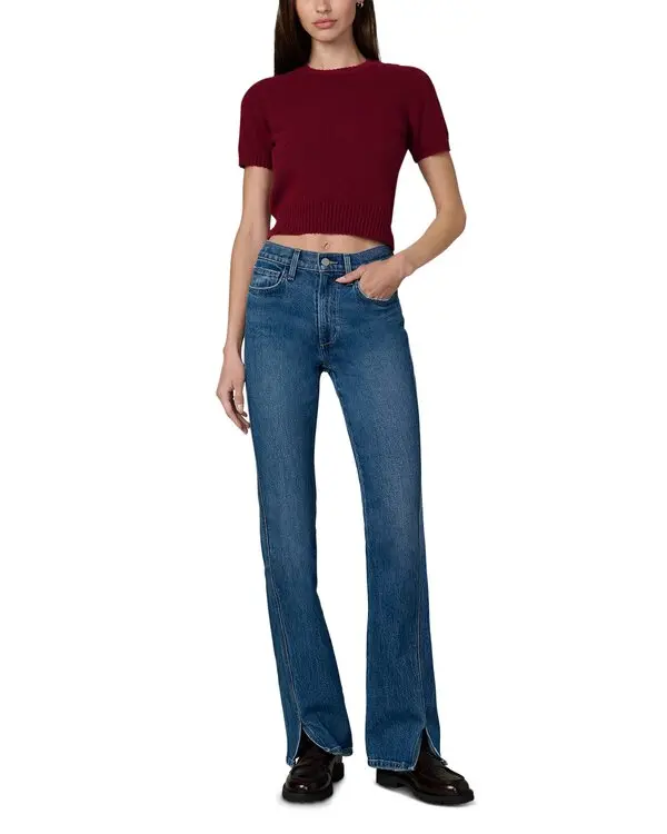 Joe's Jeans The Steph Shrunken Sweater Tee - Syrah