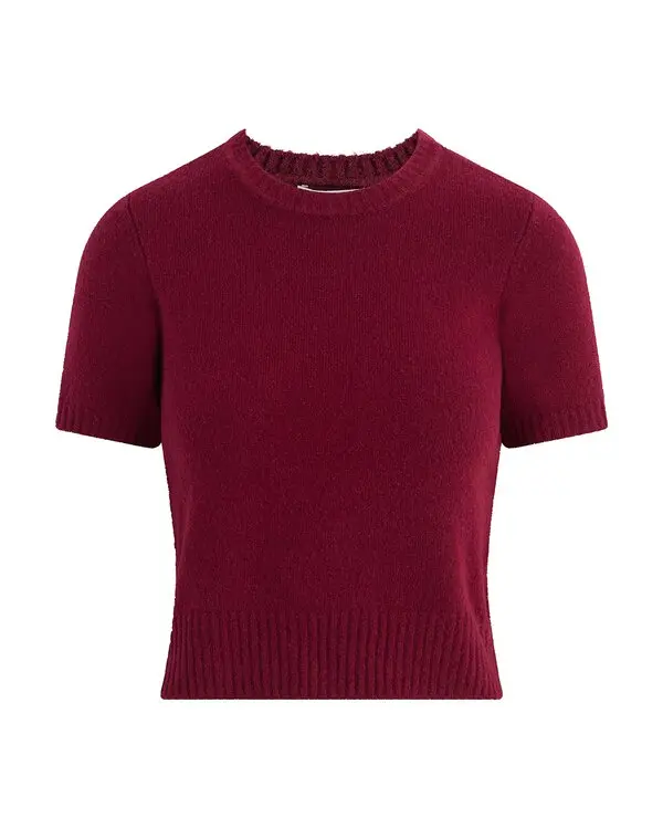 Joe's Jeans The Steph Shrunken Sweater Tee - Syrah