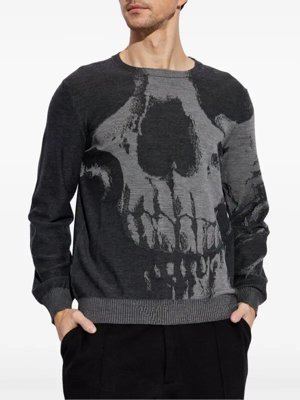 Alexander McQueen Skull Wool Sweater