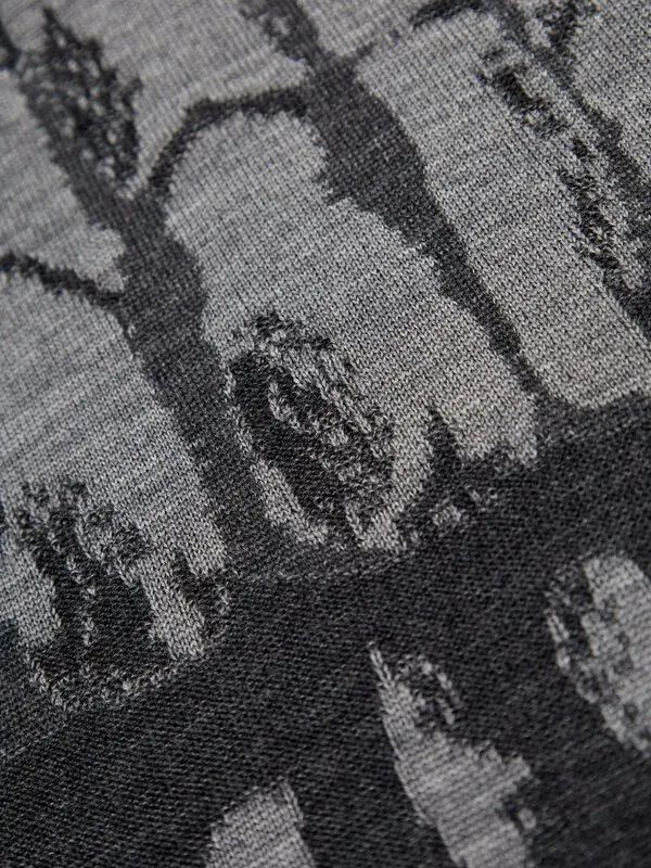 Alexander McQueen Skull Wool Sweater