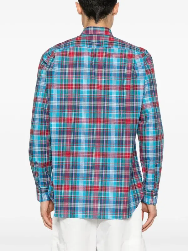 Comme Des Garçons Tartan Pattern Shirt - Multi