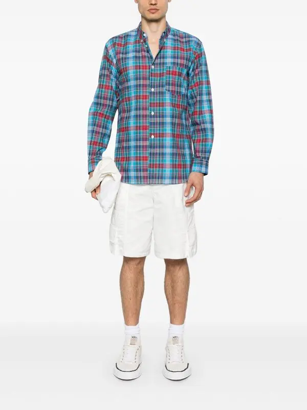 Comme Des Garçons Tartan Pattern Shirt - Multi