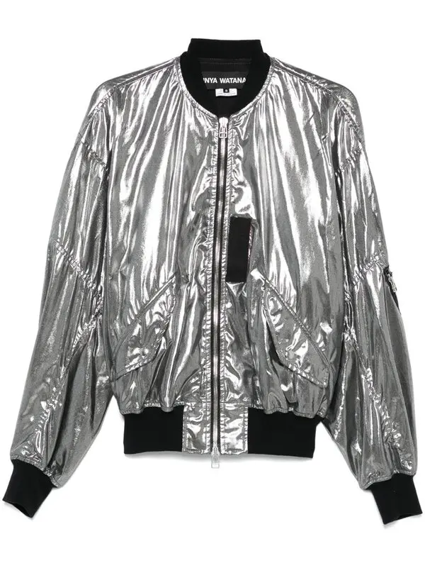 Junya Watanabe Metallic Effect Bomber Jacket