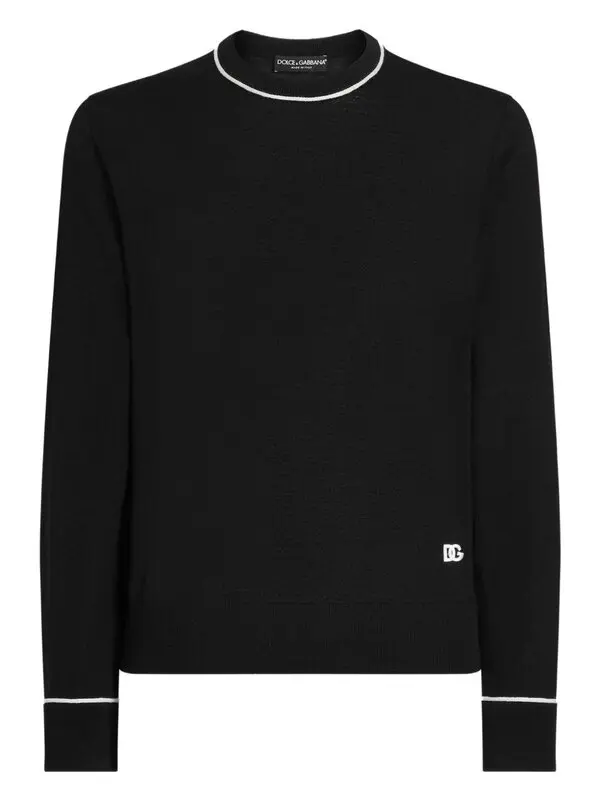 Dolce & Gabbana Wool Sweater With Logo