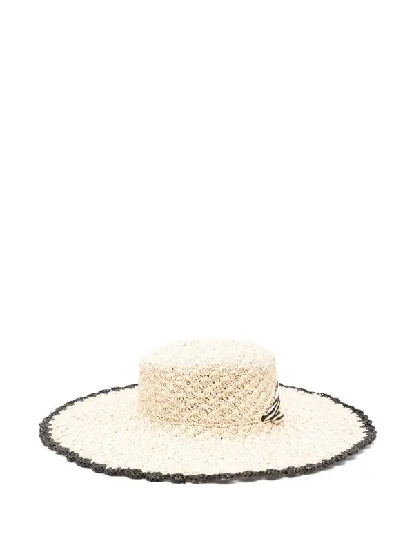 Zimmermann Straw Sun Hat - Beige