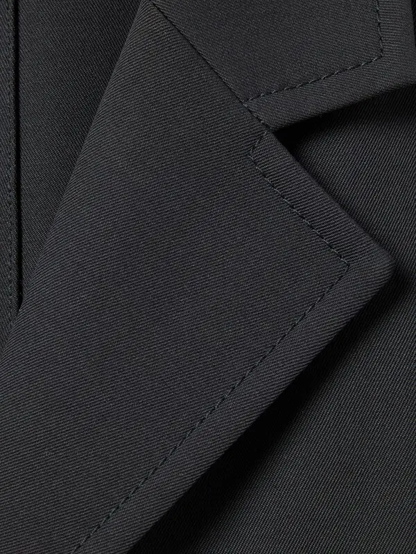 Gucci Embossed Wool Gabardine Jacket - Grey