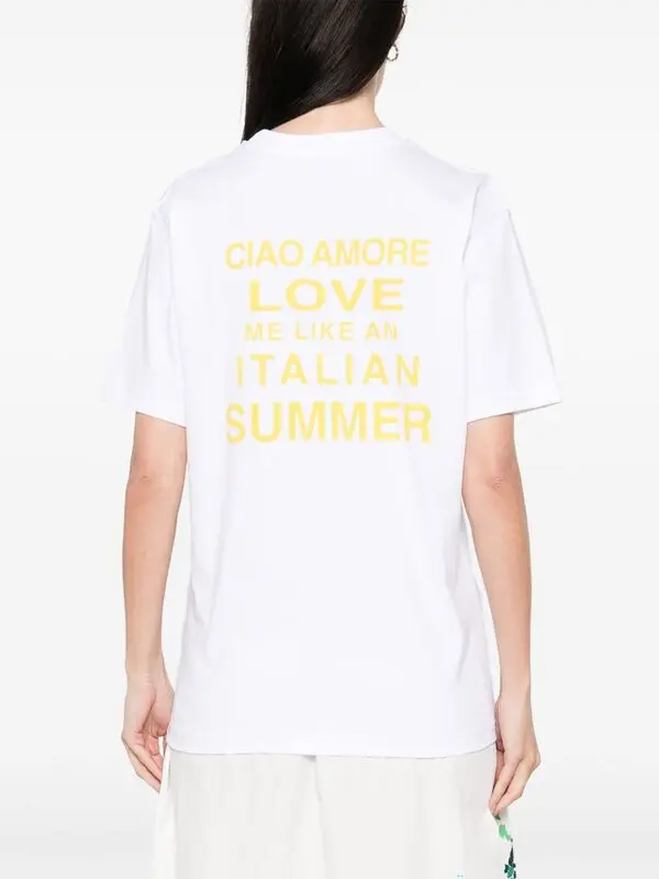 Giada Benincasa Text Print T-shirt