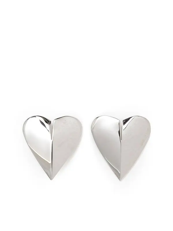 Alaïa Le Coeur Mini Earrings - Silver