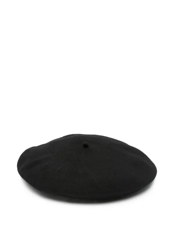 Emporio Armani Wool Basque Hat - Black