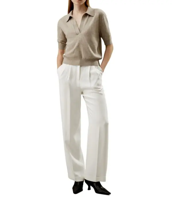 Lilysilk Baby Cashmere Polo Sweater