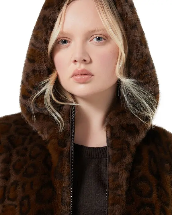 Marina Rinaldi King Faux Fur Jacket