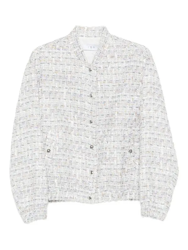 IRO PARIS Noemy Cotton Jacket - Silver