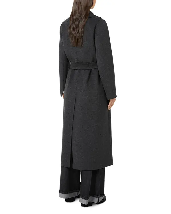 Max Mara Poldo Wool Coat - Dark Grey