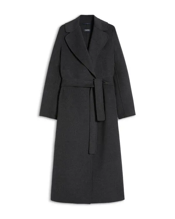 Max Mara Poldo Wool Coat - Dark Grey