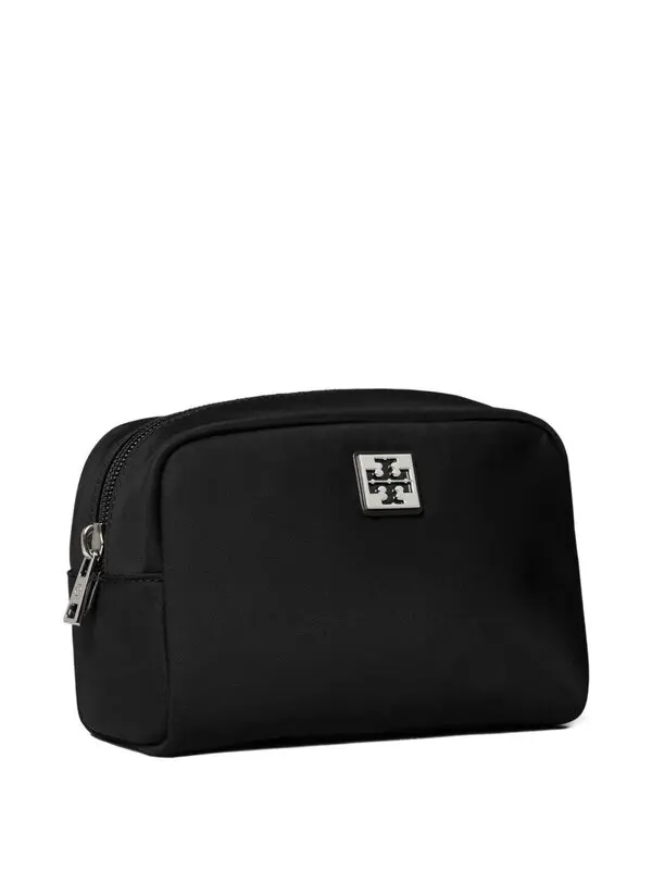 Tory Burch Virginia Nylon Cosmetic Case - Black