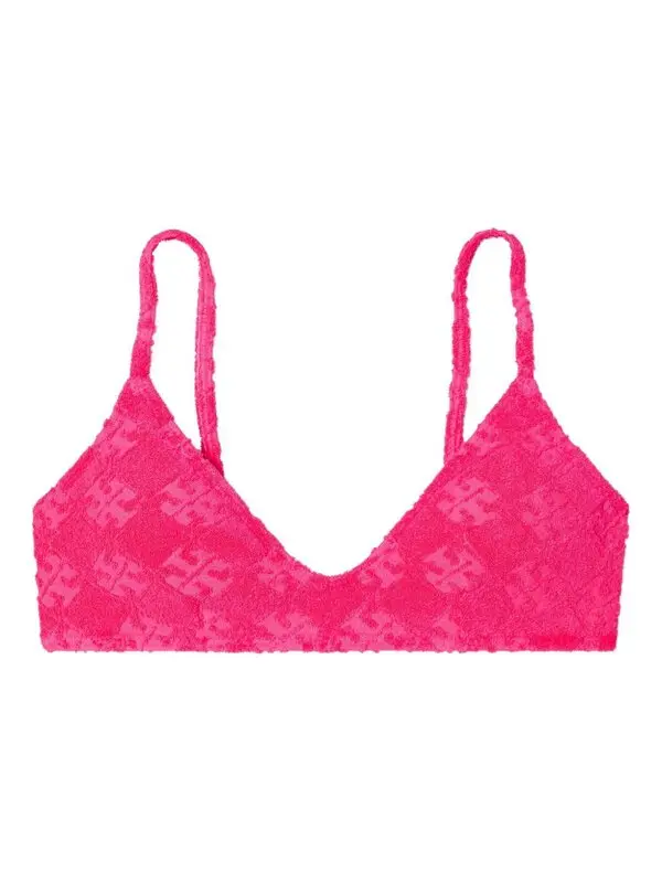 Tory Burch Terry Bikini Top - Pink