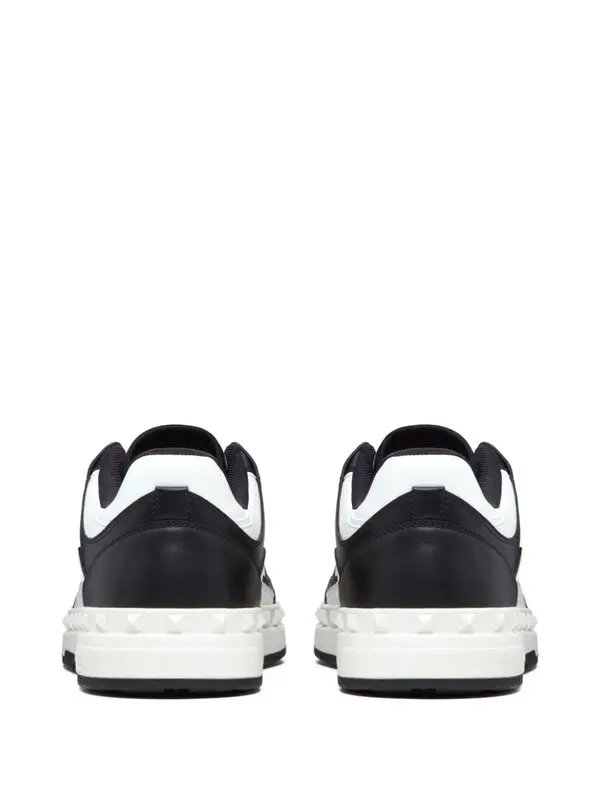 Valentino Garavani Freedots Leather Sneakers - Black